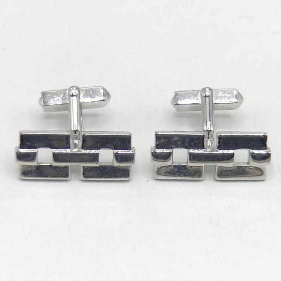 SWANK | Accessories | Vintage Mens Silver Tone Swank Mid Century Design ...